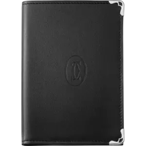 Cartier Passport Holder, Must De Cartier - Black/silver