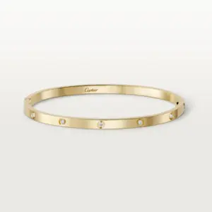 Cartier Love Bracelet, Small Model, 10 Diamonds