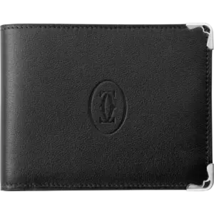 Cartier 6-Credit Card Wallet, Must De - Black | Editorialist