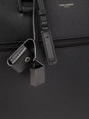 Saint Laurent Sac De Jour Full-grain Leather Briefcase