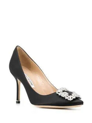 Manolo Blahnik Hangisi Pumps - Black