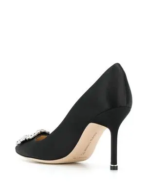 Manolo Blahnik Hangisi Pumps - Black