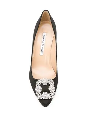 Manolo Blahnik Hangisi Pumps - Black