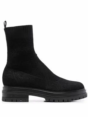 GIANVITO ROSSI Pull-on Ankle Boots 50mm
