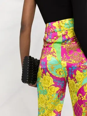 Philipp Plein Baroque-patterned Trousers