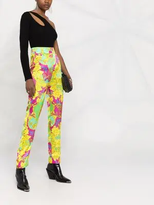 Philipp Plein Baroque-patterned Trousers