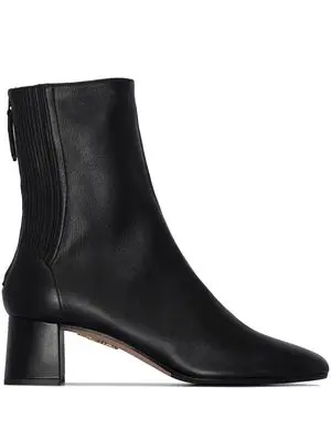 Aquazzura Block Heel Booties