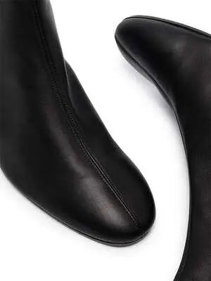 AQUAZZURA Saint Honore 50mm Leather Boots - Black