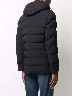 MOORER Double-breasted Padded Jacket - Blue