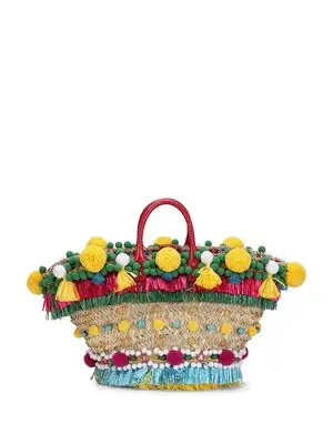 Dolce & Gabbana Kendra Woven Basket Bag
