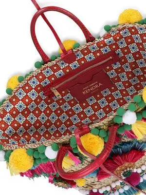 Dolce & Gabbana Kendra Woven Basket Bag