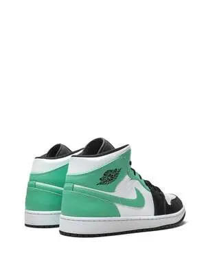 JORDAN Air 1 Mid Island Green Sneakers - White