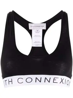 Faith Connexion Logo-tape Racerback Vest - Black