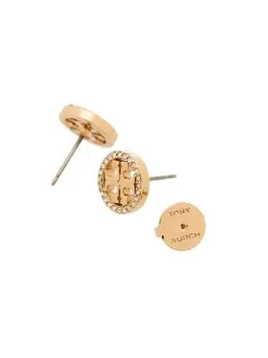 Tory Burch Miller Pavé Stud Earrings