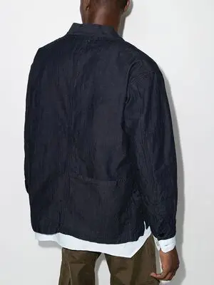 Snow Peak Noragi Front-Tie Jacket In Blue - 40% Off | Editorialist
