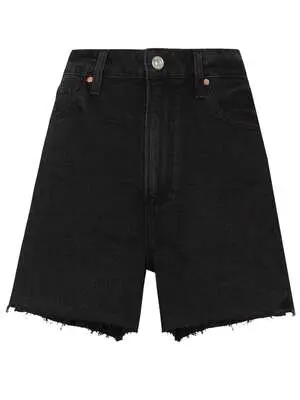 Paige Dani High-waisted Denim Shorts