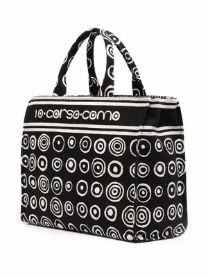 10 CORSO COMO Graphic-print Canvas Tote