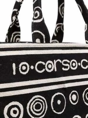 10 CORSO COMO Graphic-print Canvas Tote