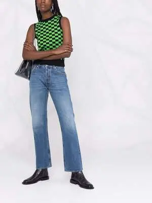 MAISON MARGIELA Mid-rise Straight-leg Jeans - Blue
