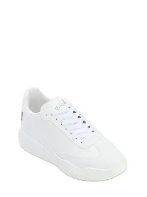 Stella McCartney 40mm Loop Faux Leather Sneakers White-34