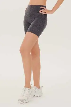 Splits59 Airweight High-Waisted Bike Shorts Heather Grey