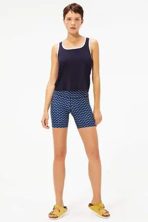 Splits59 Airweight High-Waisted Bike Shorts Indigo Shell