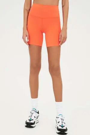 Splits59 Airweight High-Waisted Bike Shorts Mandarin