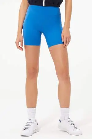 Splits59 Airweight High-Waisted Bike Shorts Persian Blue