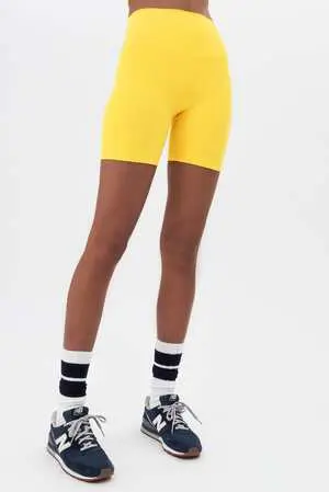 Splits59 Airweight High-Waisted Bike Shorts Sunshine