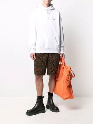 COUNTY OF MILAN Logo-print Cotton Hoodie