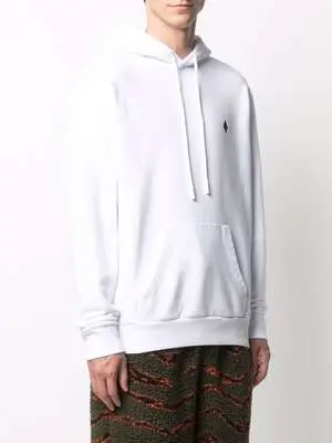 COUNTY OF MILAN Logo-print Cotton Hoodie