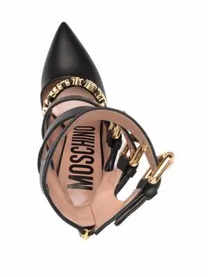 Moschino Logo-plaque 110mm Pumps