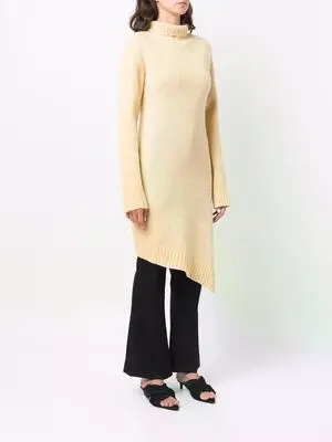 JIL SANDER Asymmetric-hem Roll Neck Jumper