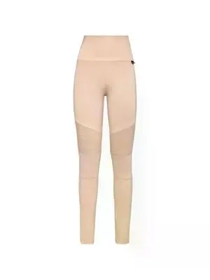 Philipp Plein Ribbed-panel Leggings - Neutrals