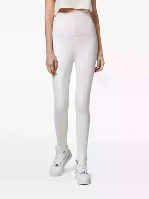 Philipp Plein High-waisted Cady-texture Leggings