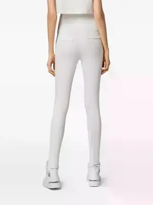 Philipp Plein High-waisted Cady-texture Leggings
