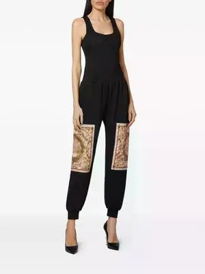 Philipp Plein New Baroque Print Joggers - Black
