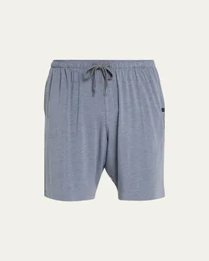 Derek Rose Marlowe Jersey Lounge Shorts - Grey
