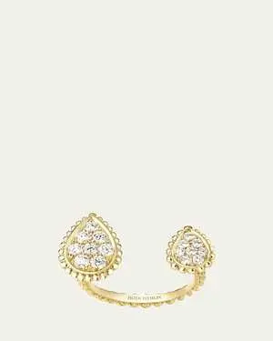 Boucheron Serpent Boheme Diamond Ring - Gold