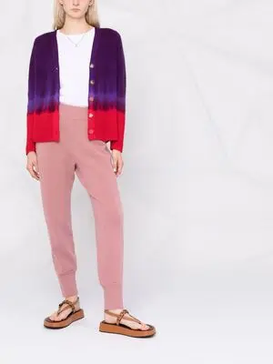 Alberta Ferretti High-rise Knitted Sweatpants