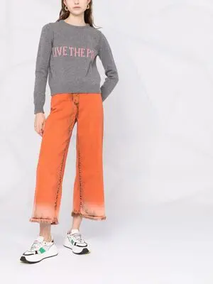 Alberta Ferretti Intarsia-knit Jumper