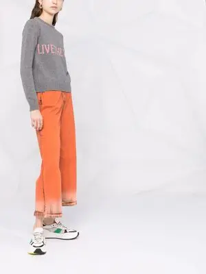 Alberta Ferretti Intarsia-knit Jumper