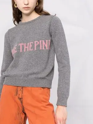 Alberta Ferretti Intarsia-knit Jumper