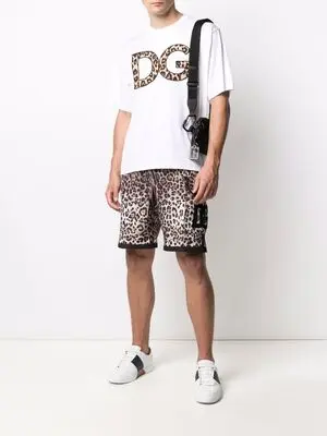 Dolce & Gabbana Dg Leopard-print Patch T-shirt