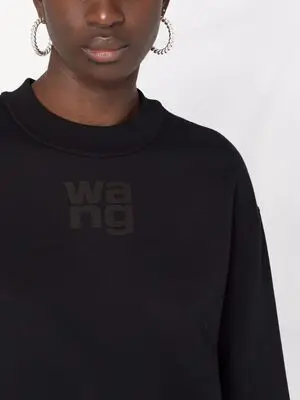 Alexander Wang Logo-print Crewneck Sweatshirt
