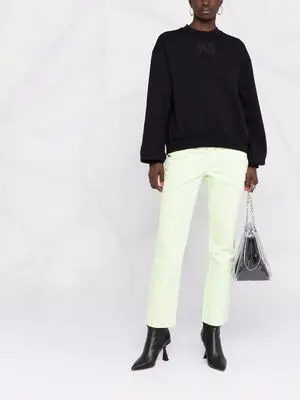 Alexander Wang Logo-print Crewneck Sweatshirt
