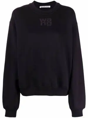 Alexander Wang Logo-print Crewneck Sweatshirt