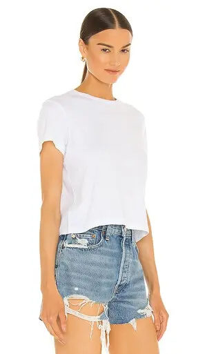RE/DONE X Hanes 1950s Boxy Tee - Optic White