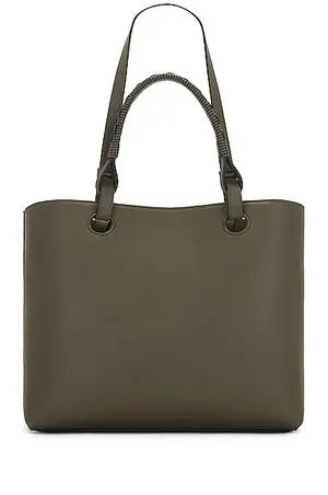 Loewe Anagram Small Tote Bag In Army