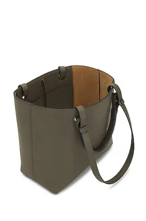 Loewe Anagram Small Tote Bag In Army